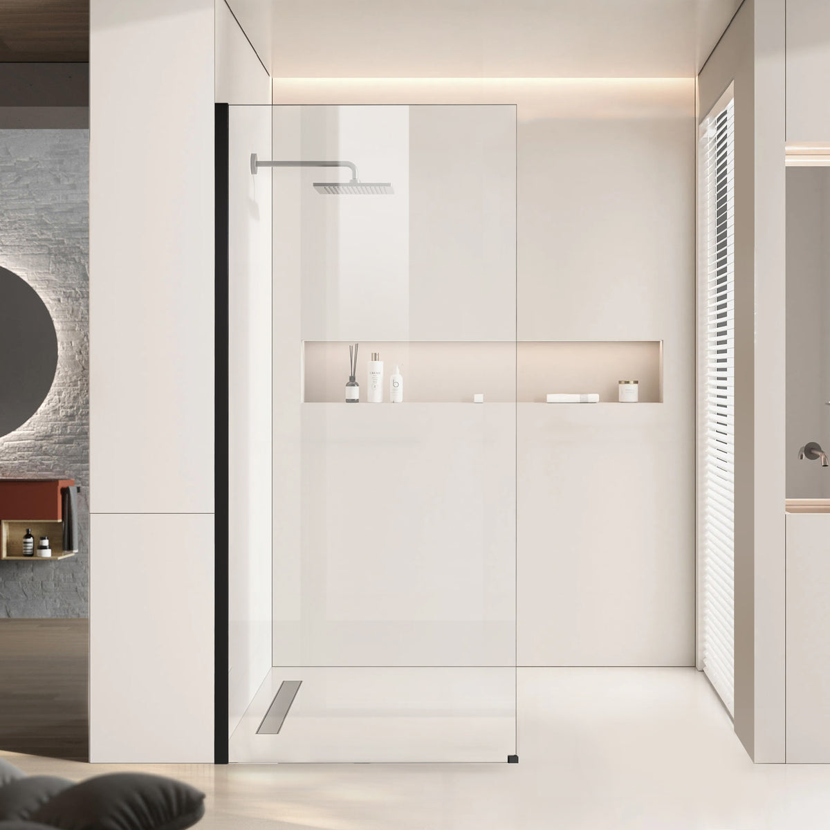 Shower Screens – Minimal Glass Partitions | AquivaCoast